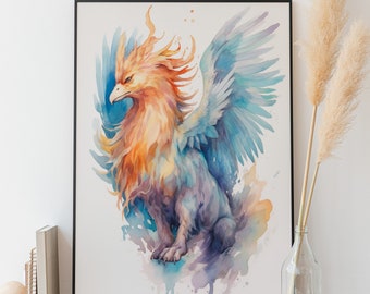 Mythical Creature Wall Decal Wall Fabric Vinyl Decal - Etsy