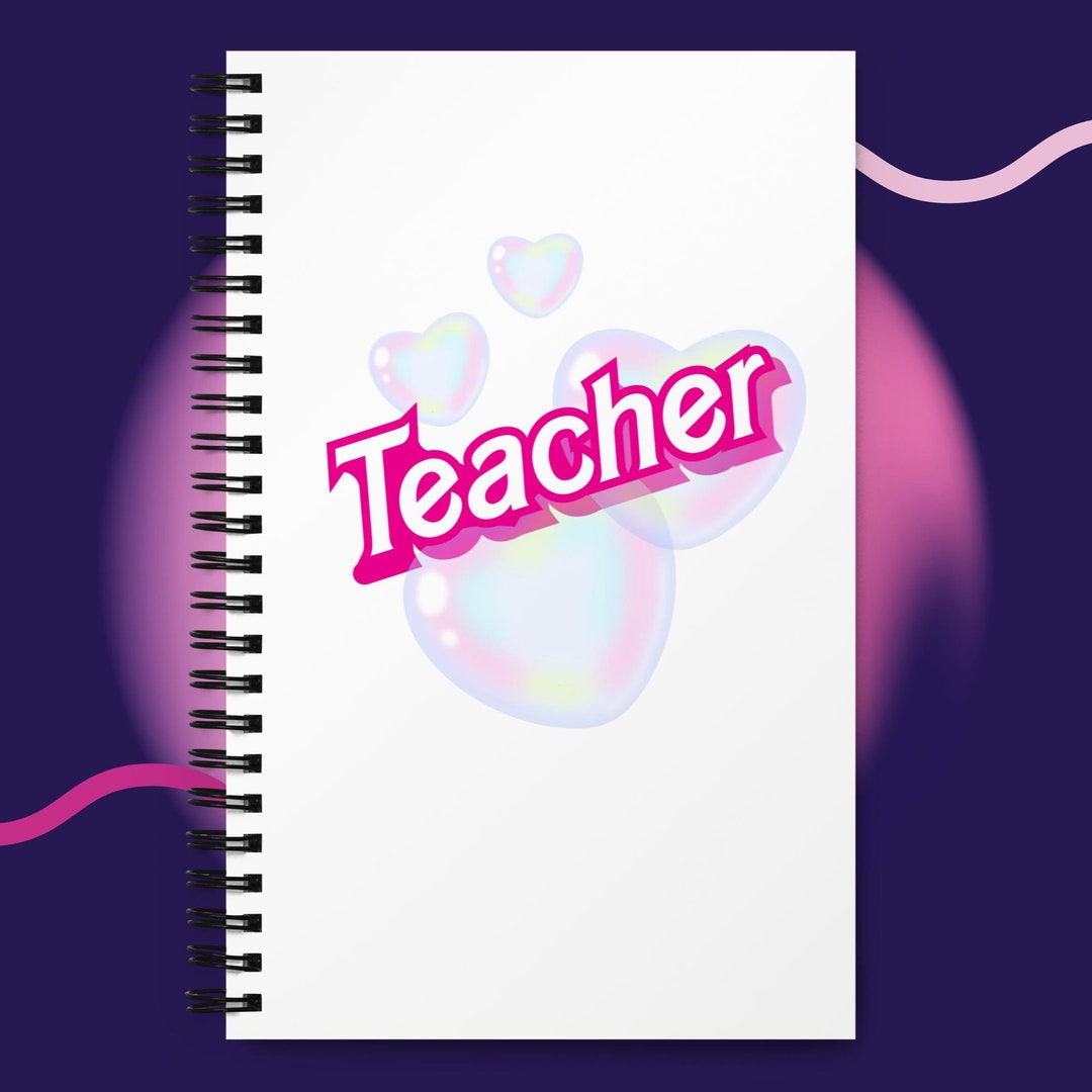 Barbie Themed Teacher Notebook Cute Teacher Accessories - Etsy
