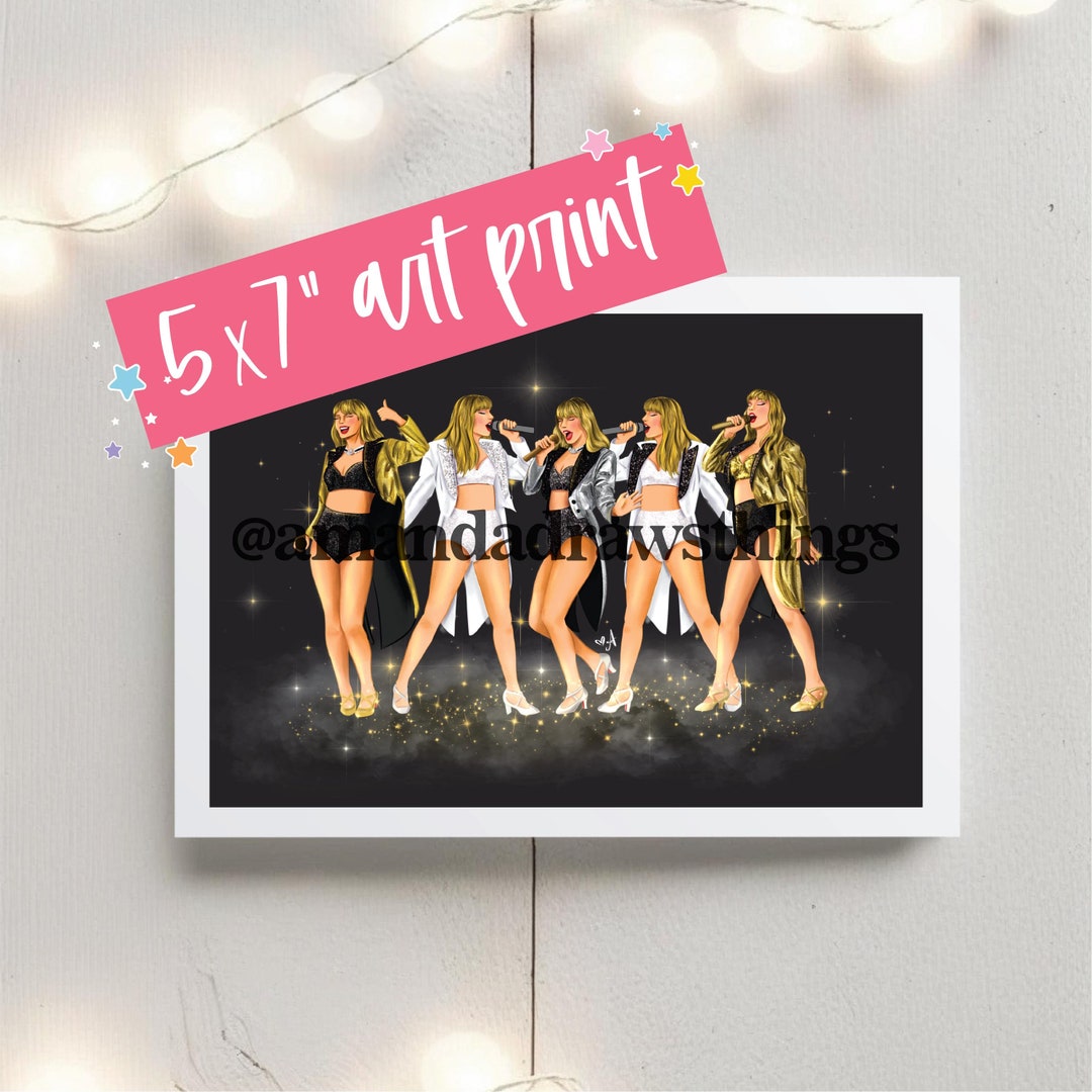 ICDIWABH Outfit Drawings TTPD 5x7 Art Print Hand Drawn Performance ...