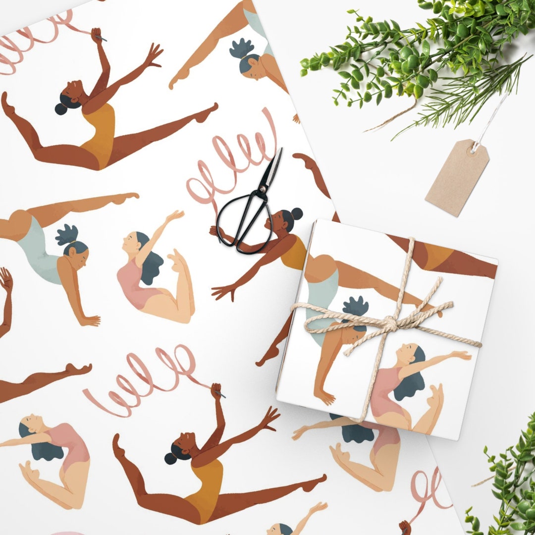 Gymnastics Wrapping Paper - Etsy