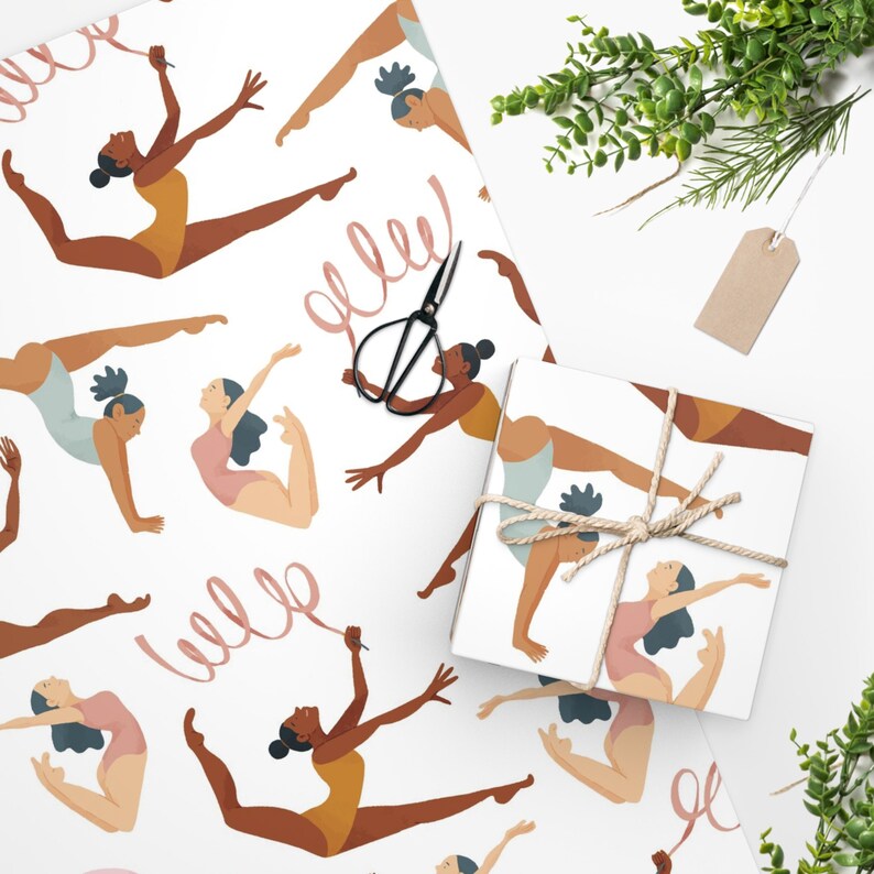 Gymnastics Wrapping Paper - Etsy