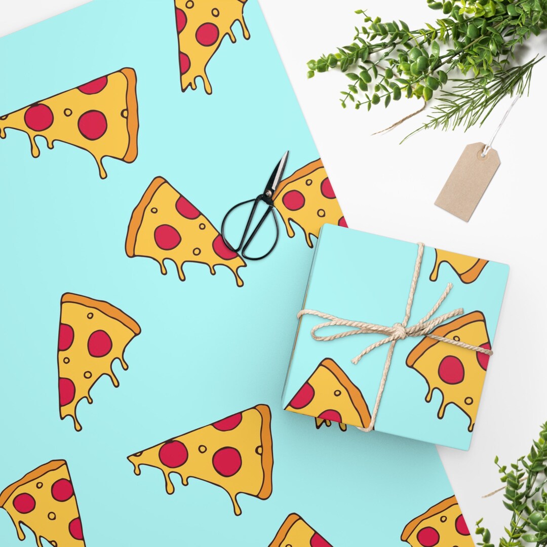 Pizza Wrapping Paper - Etsy