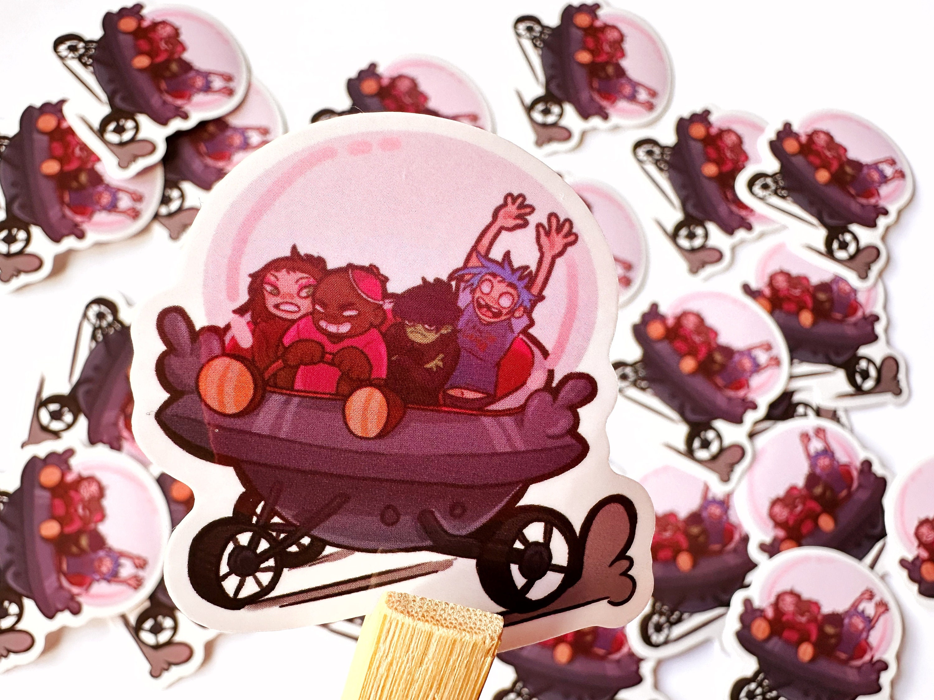 Gorillaz Inspired Cult-mobile Sticker - Etsy