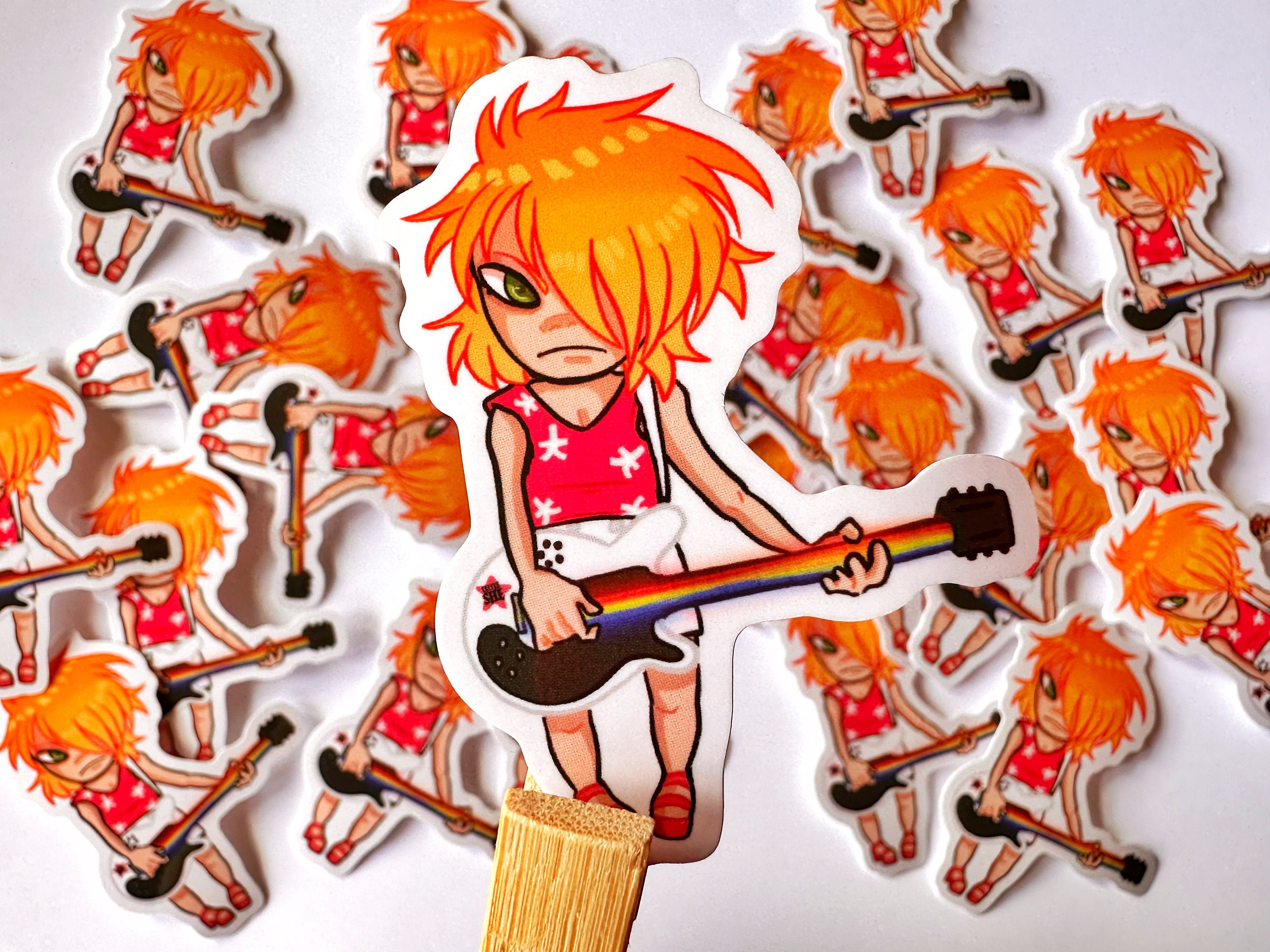 Gorillaz Inspired Tranz Noodle Sticker - Etsy UK