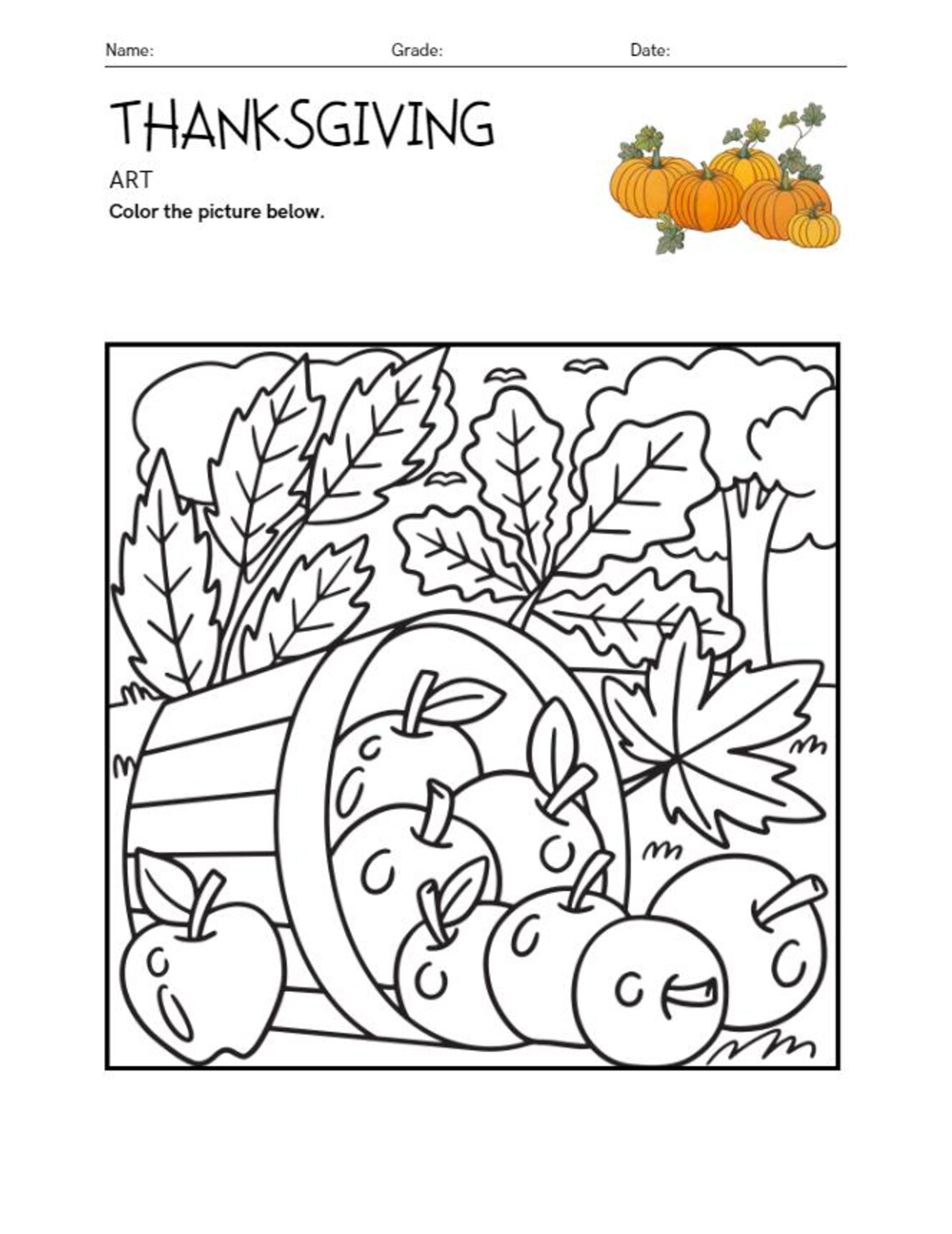 Thanksgiving STEM Activity Packet: Reading, Math, Art (grades K-2) (PDF ...