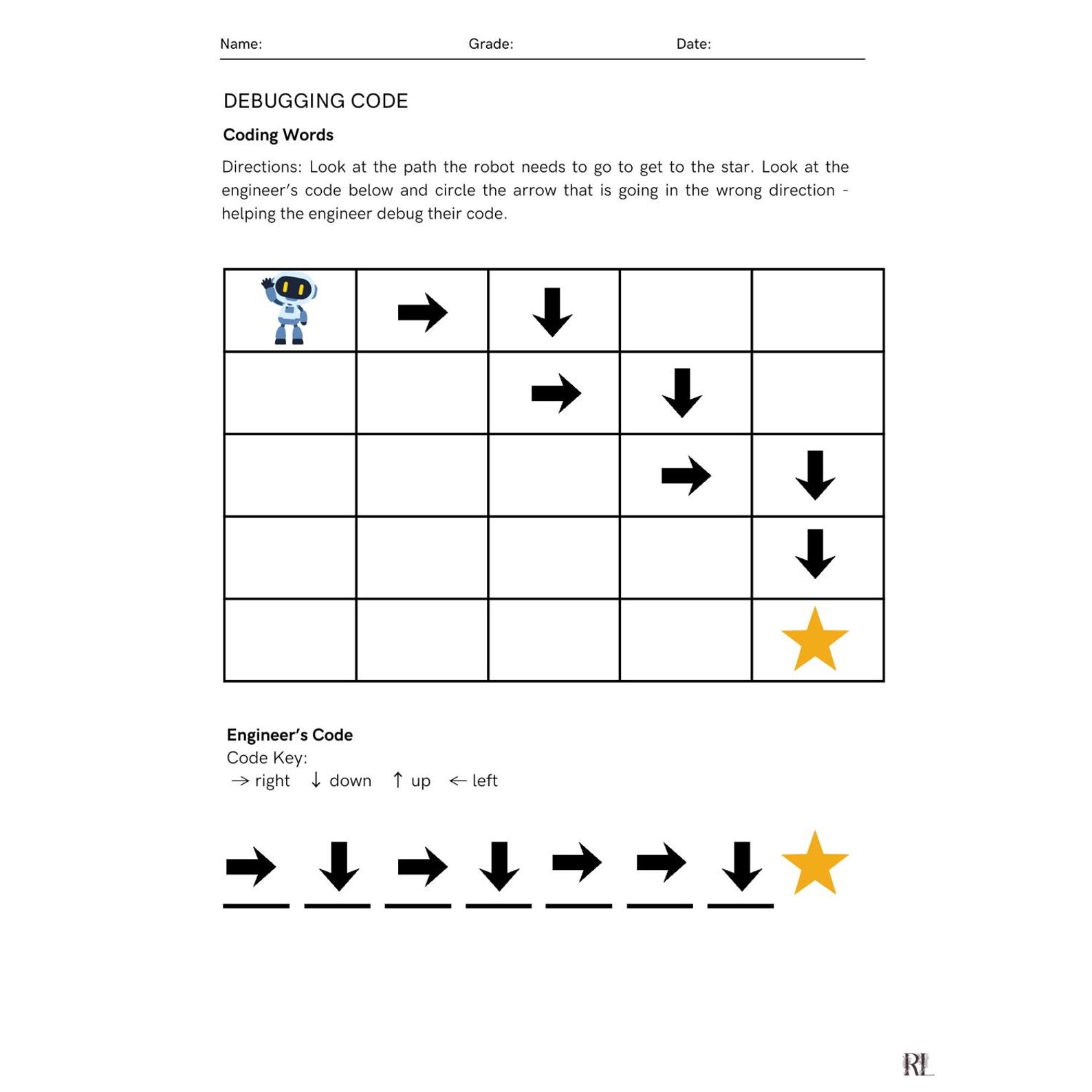 Intro to Coding STEM Homeschool Packet (grades K-5) (PDF) - Etsy