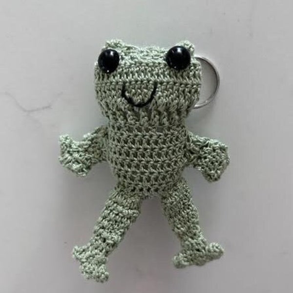 Frog Keychain - Etsy