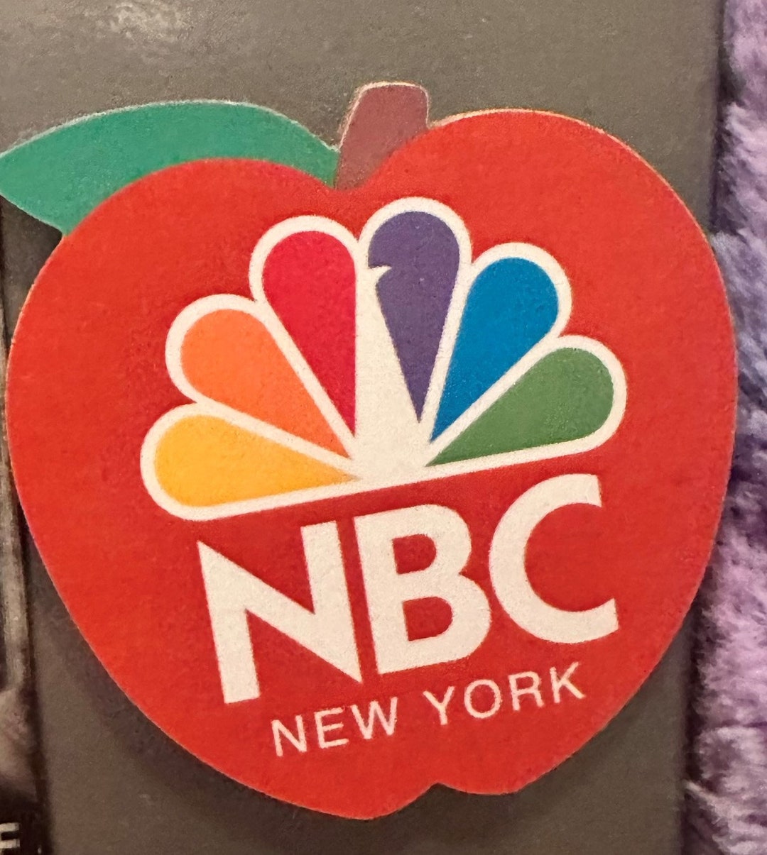 Vintage Magnet NBC Studios Shop New York Big Apple Peacock - Etsy