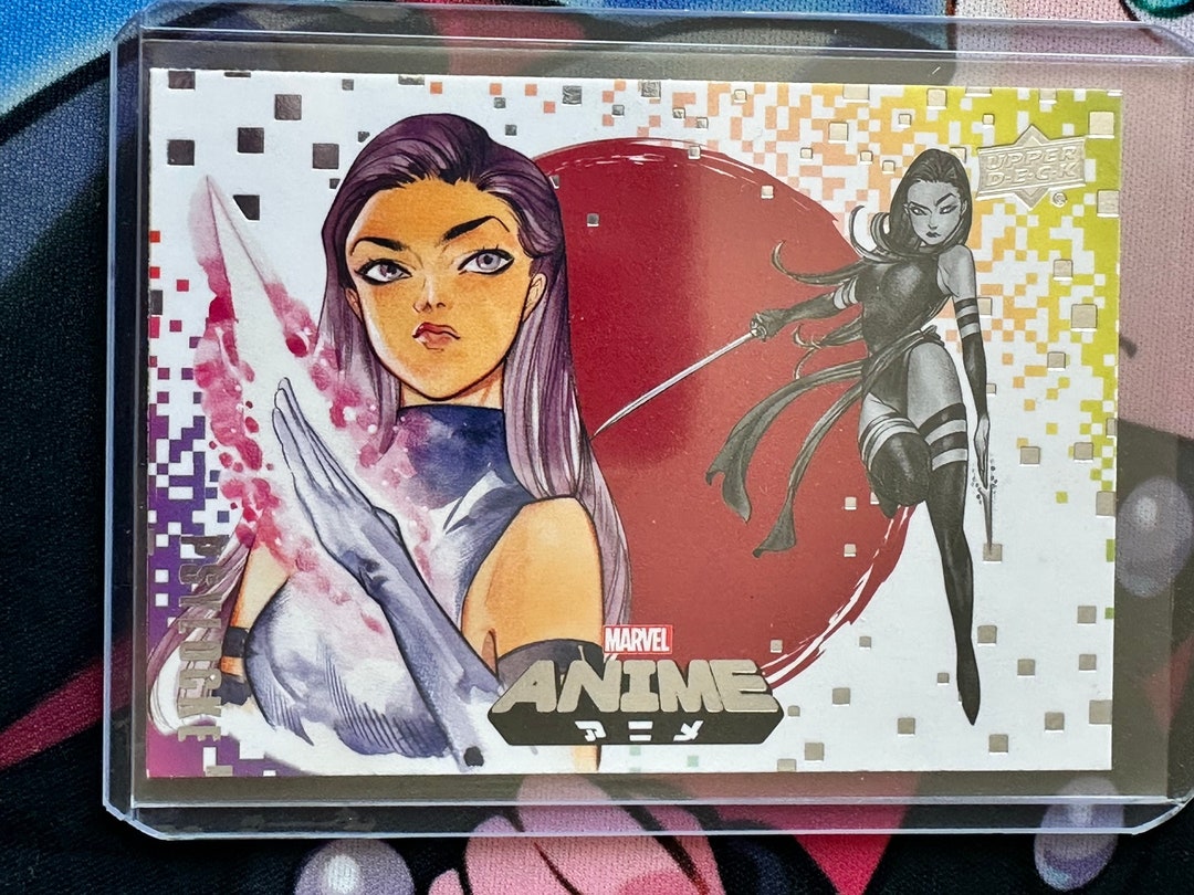 2020 Upper Deck Marvel Anime Color Spiral Variant Psylocke Epack ...