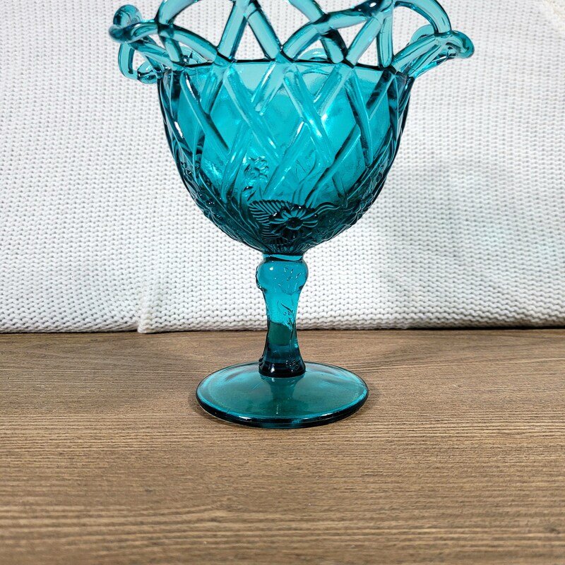Fenton Compote Dish - Etsy