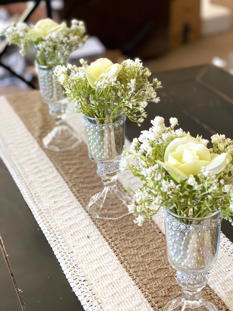 Centerpiece for Tables, Babys Breath Table Centerpiece, Home Decor ...