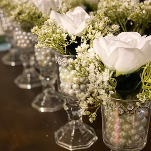 Bulk Wedding Centerpieces, Personalized Glass Wedding Centerpiece ...