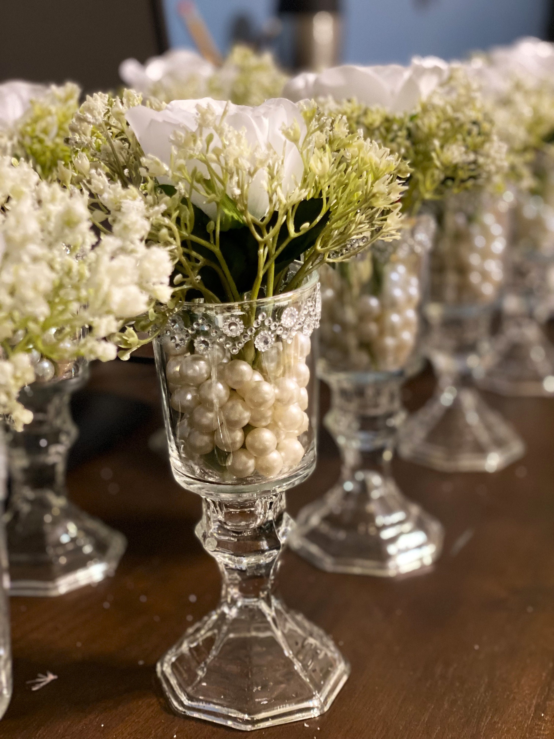 Bulk Wedding Centerpieces Personalized Glass Wedding - Etsy