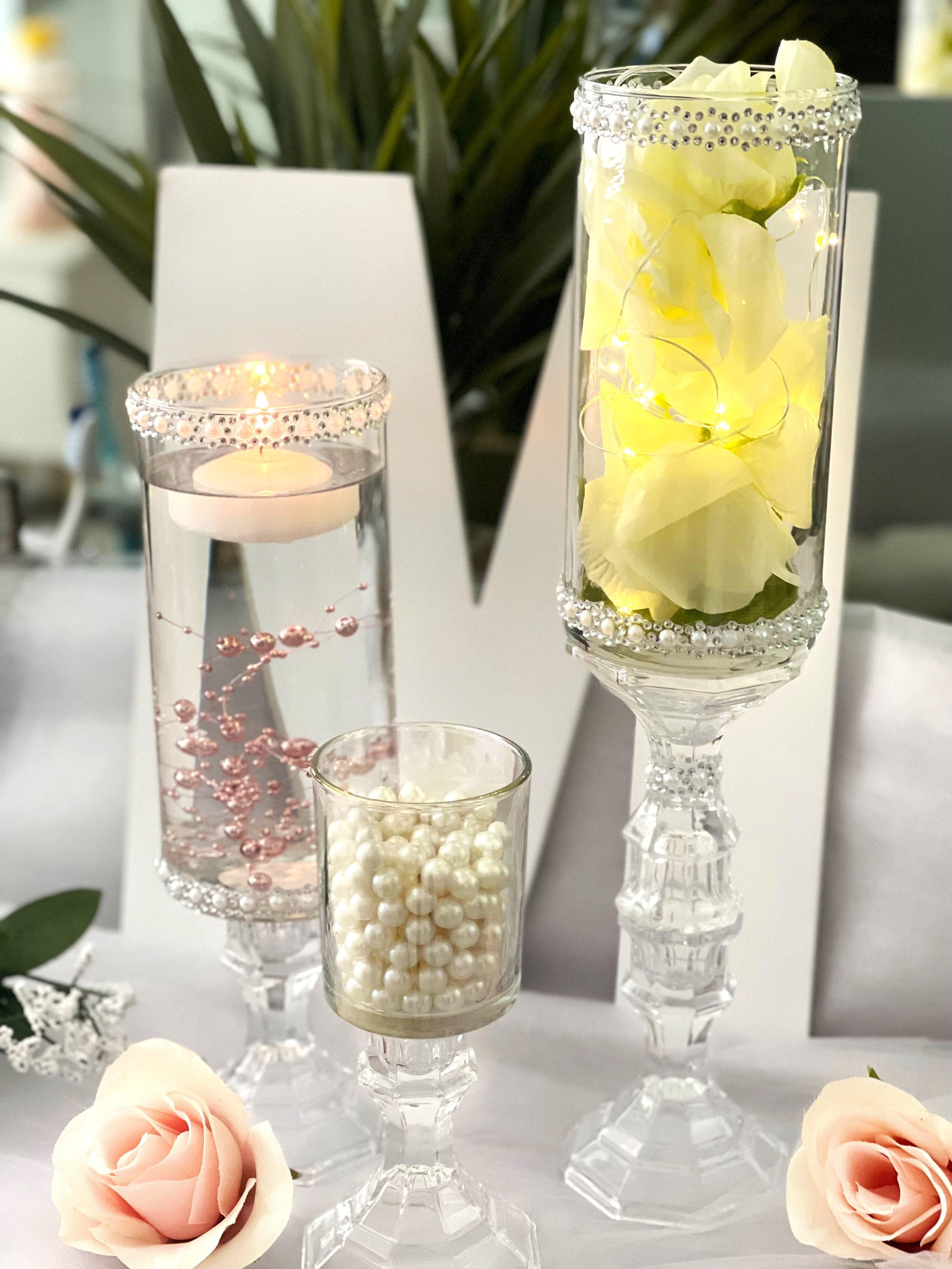 Wedding Centerpiece for Tables Home Decor Elegant Table - Etsy