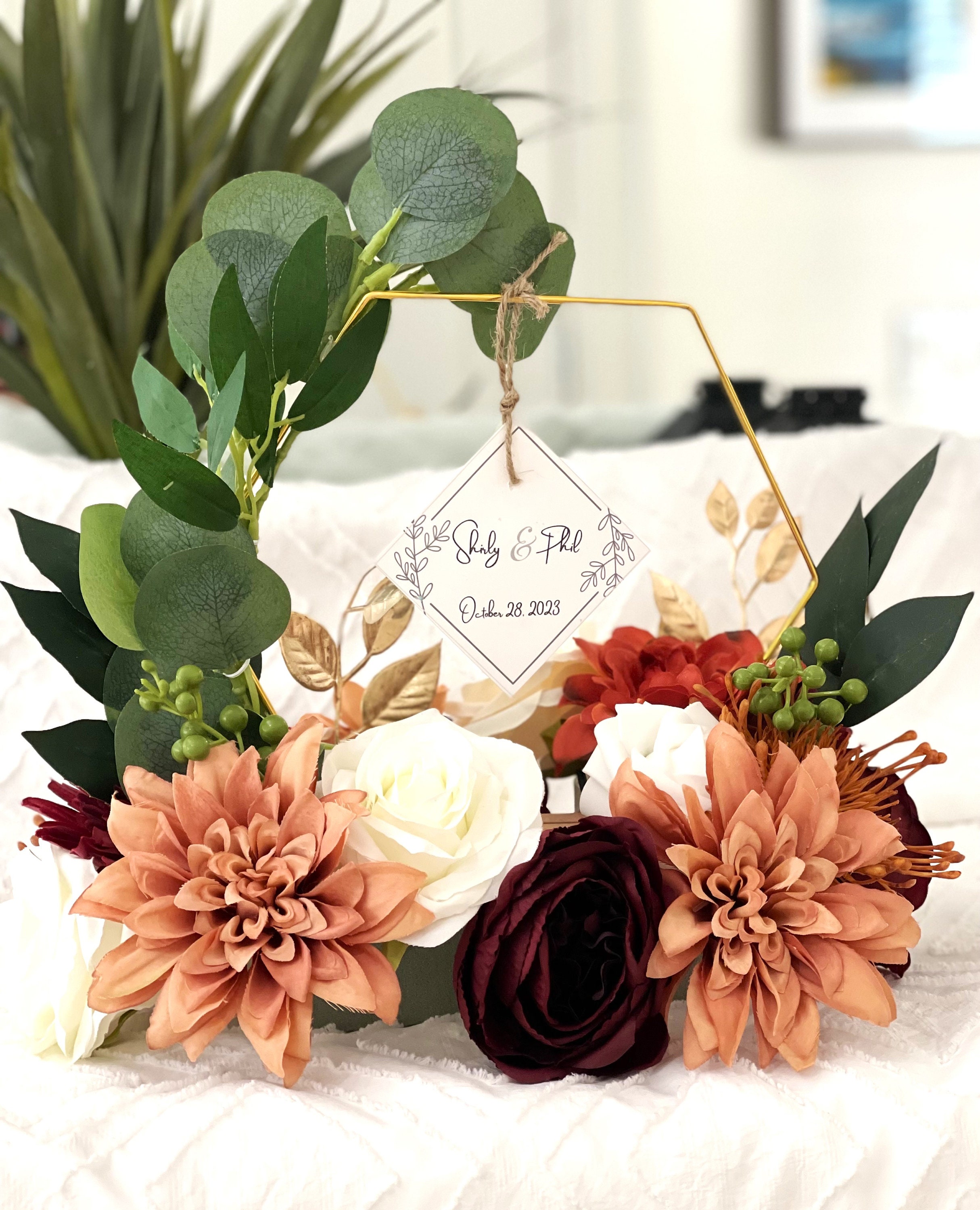 Personalized Wedding Centerpieces, Centerpiece With Couple Names ...