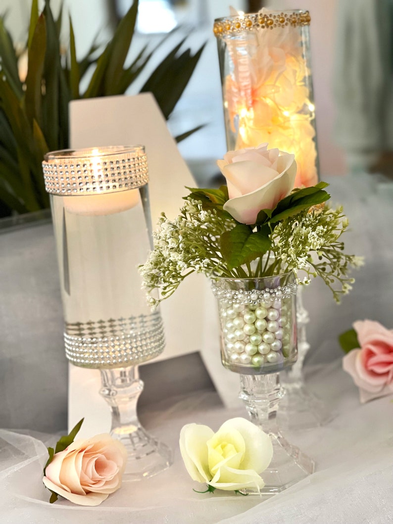 Wedding Centerpiece for Tables Home Decor Elegant Table - Etsy