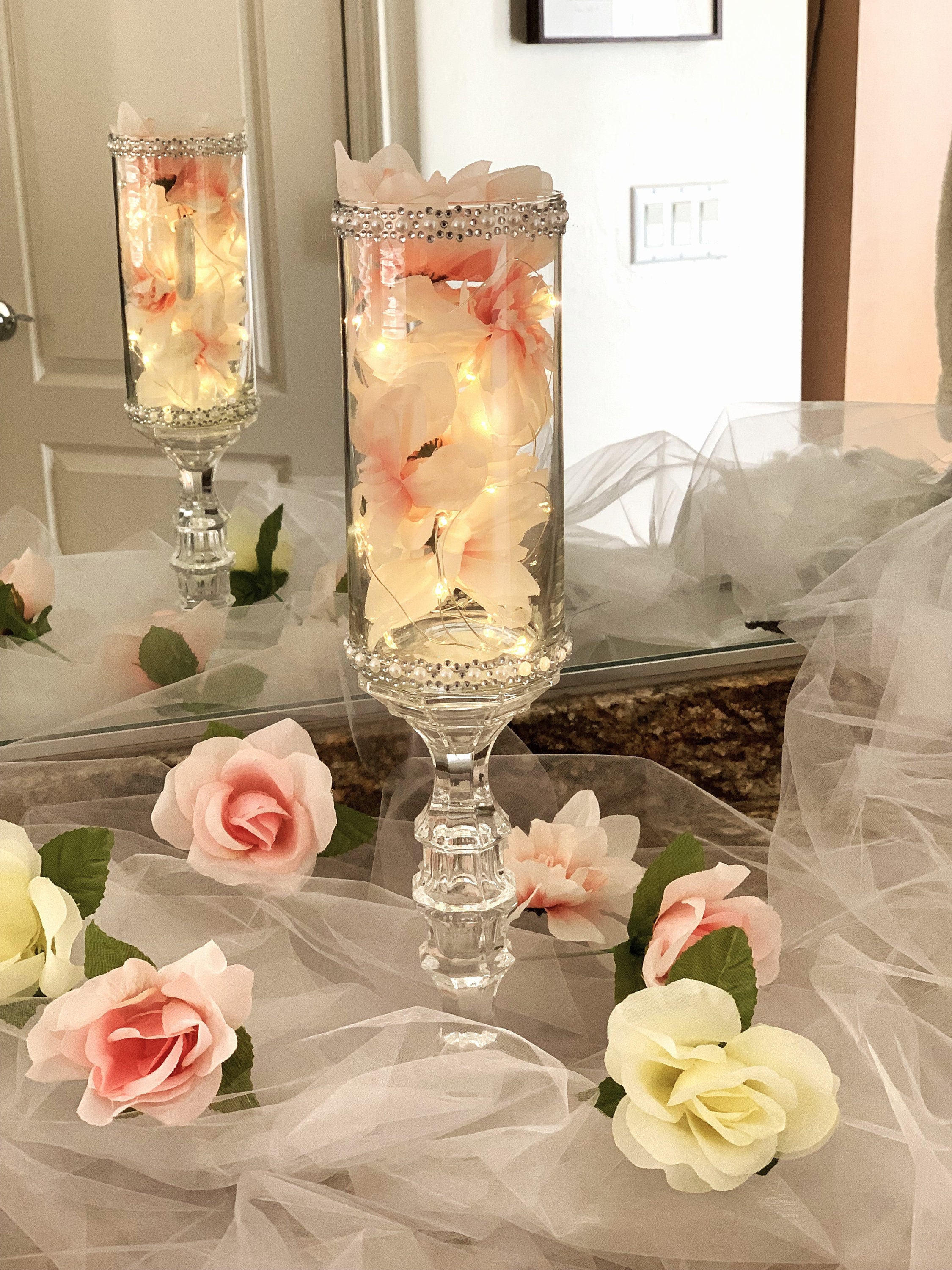 Centerpieces, Home Decor, Wedding Centerpiece for Tables, Elegant Table ...