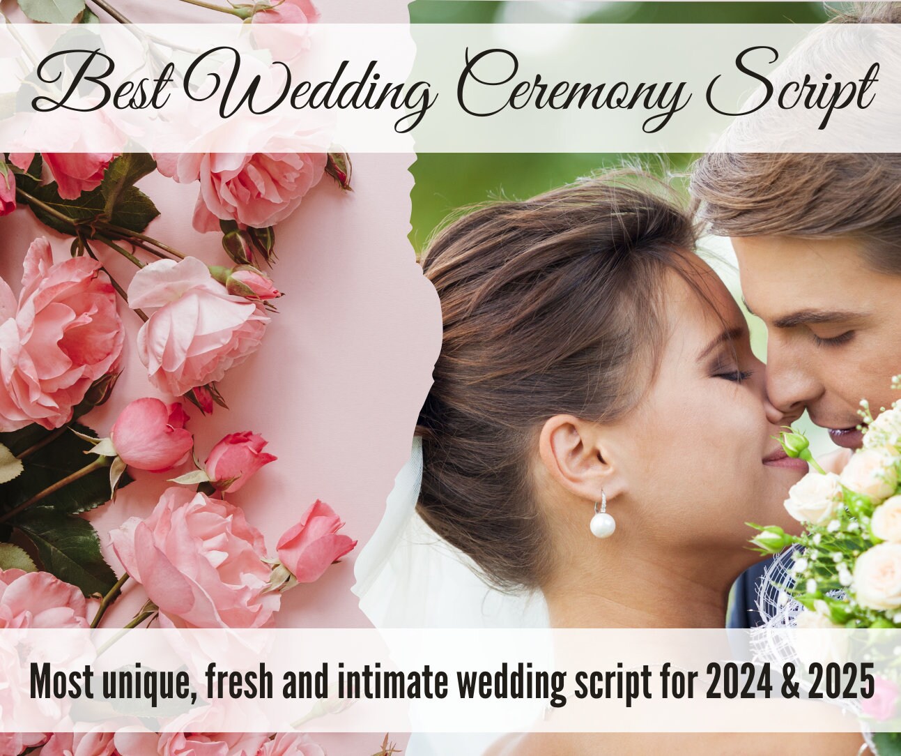 Wedding Ceremony Script, Unique Wedding Script, Beautiful Modern Script ...