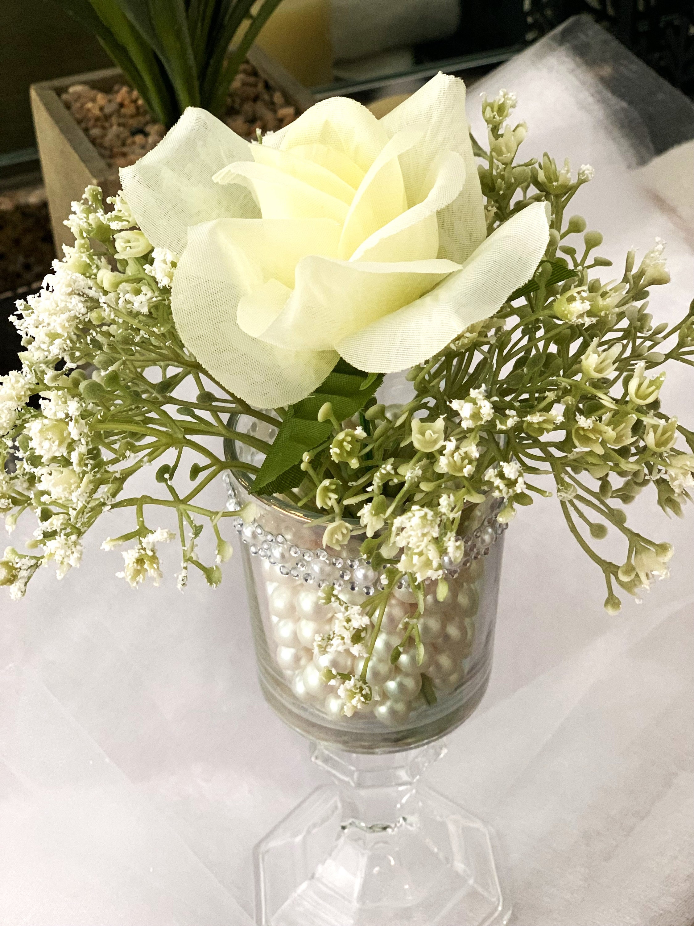 Centerpiece for Tables, Babys Breath Table Centerpiece, Home Decor ...
