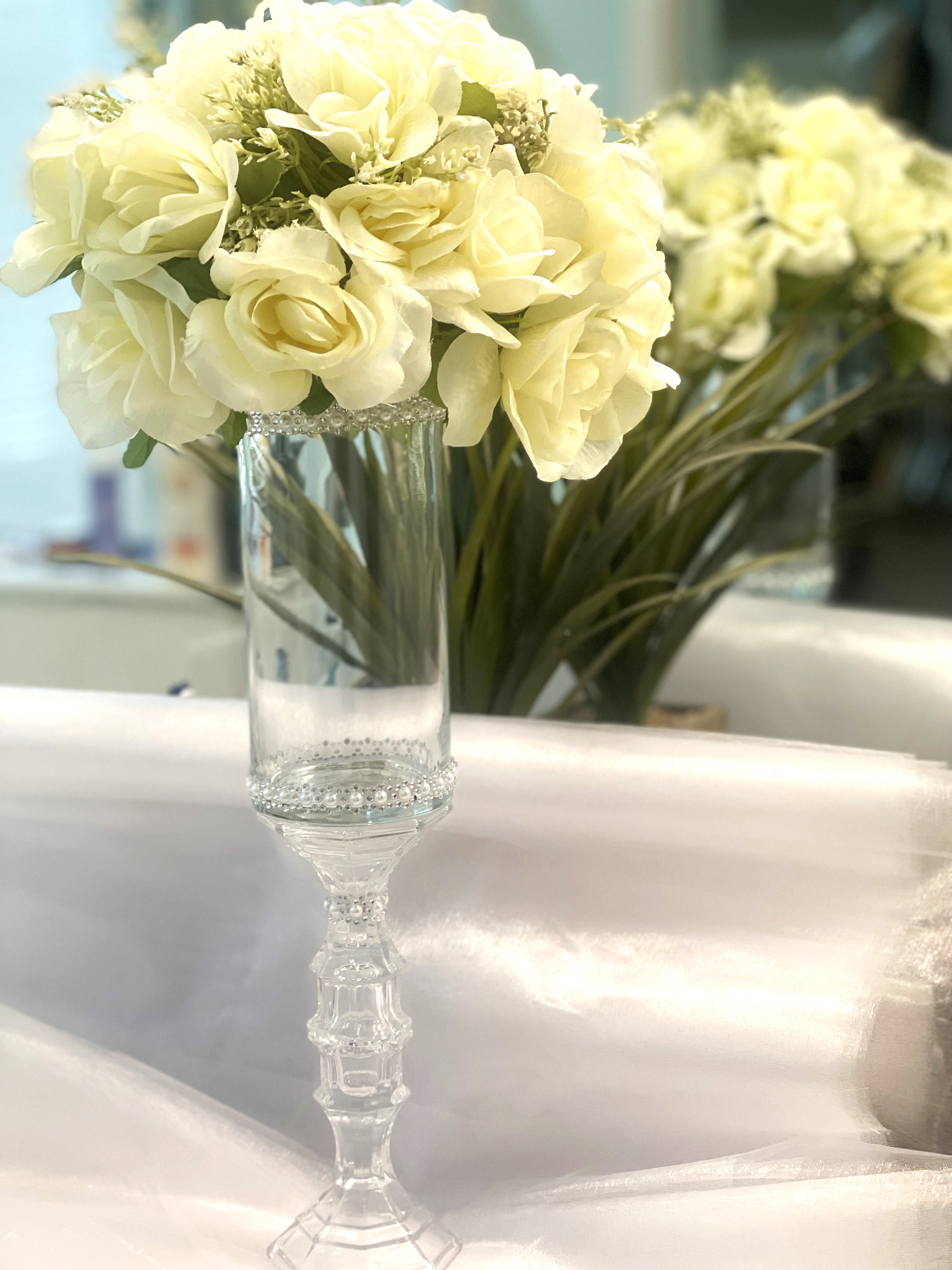 Bulk Personalized Wedding Centerpieces, Glass Centerpiece for Floating ...