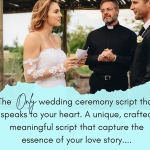 Wedding Ceremony Script, Unique Wedding Script, Beautiful Modern Script ...