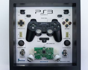 Framed Play Station 2 Controller Disassembled Game Console Wall Art ...