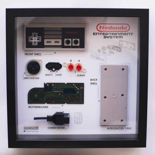 Disassembled Nintendo Frame - Etsy