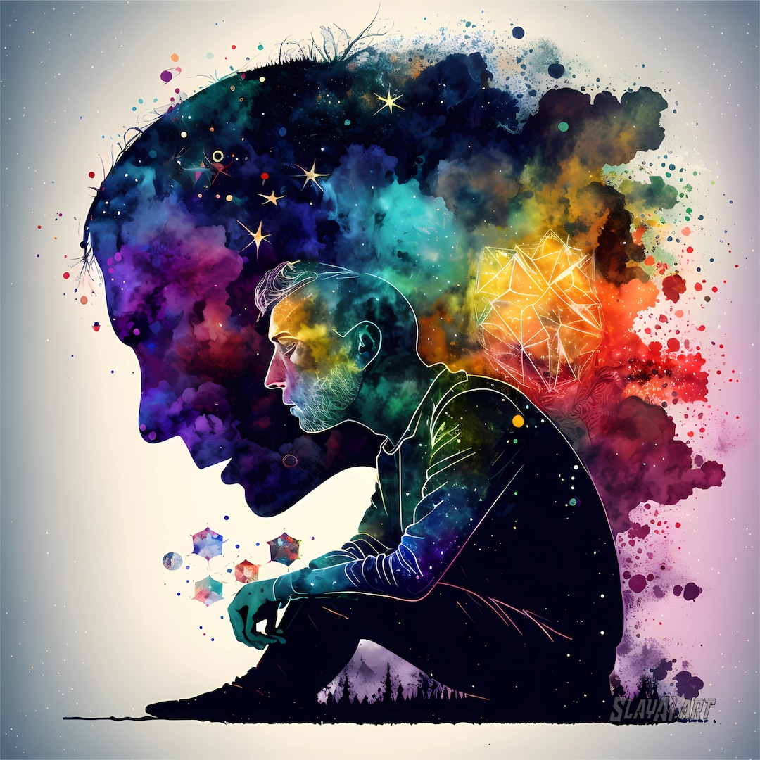 Mindscape Dream - (4 PNG Sizes) | Original AI Art | Digital Download | Printable Art | Digital ...