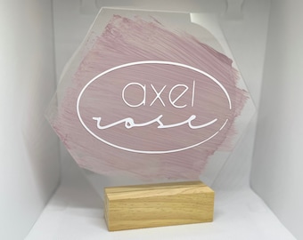 Acrylic Table Signs | Wedding Table Signs | Personalized Acrylic Sign ...