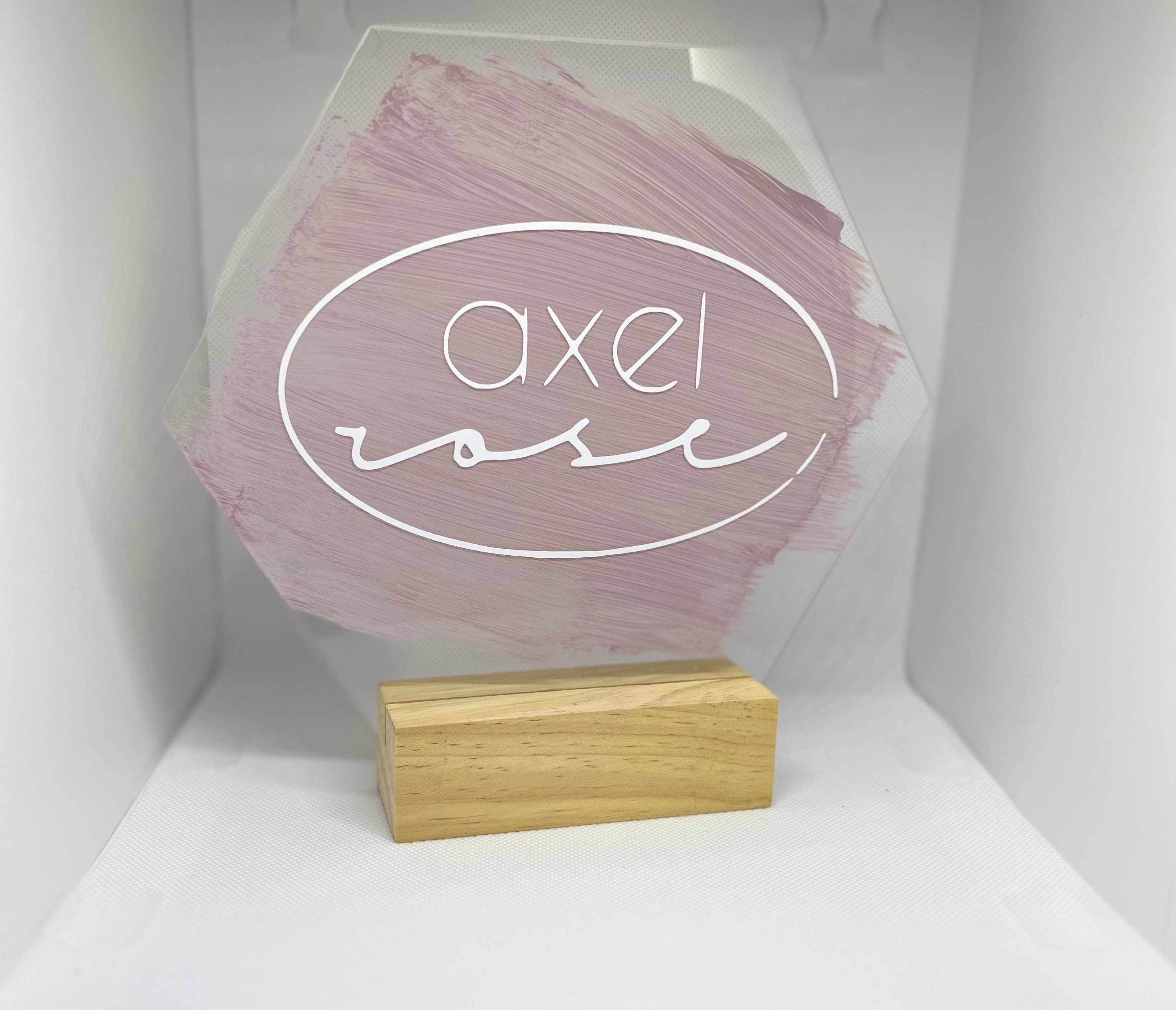 Personalized Acrylic Table Sign - Etsy