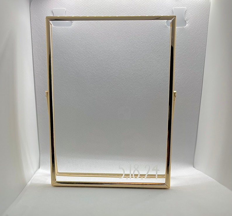 Etched Glass Picture Frame - Etsy