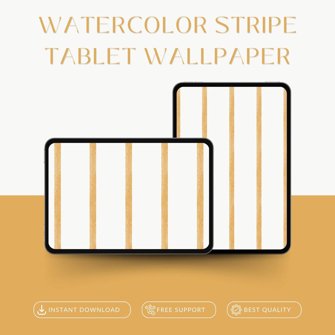 Watercolor Stripe Smart Tablet Wallpaper | Ios Android Samsung iPad ...