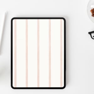 Watercolor Stripe Smart Tablet Wallpaper | Ios Android Samsung iPad ...