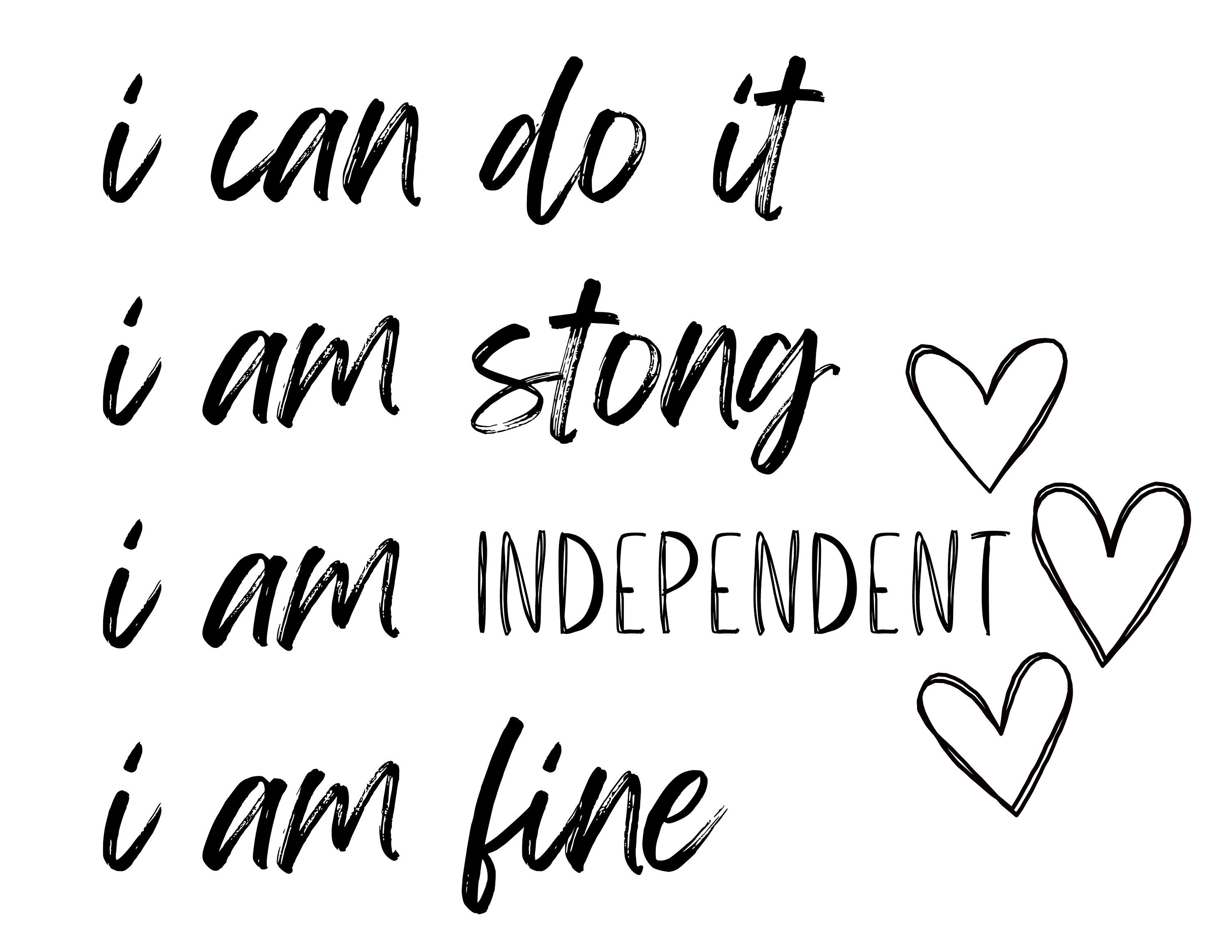 Inspirational i Am Important Quote SVG-PNG-PFD Digital Download for ...