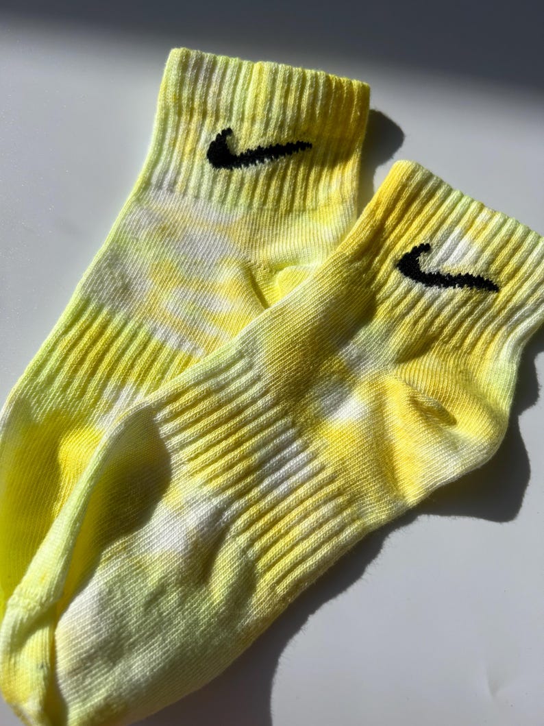 Neon Star Tie Dye Crew Socks - Etsy