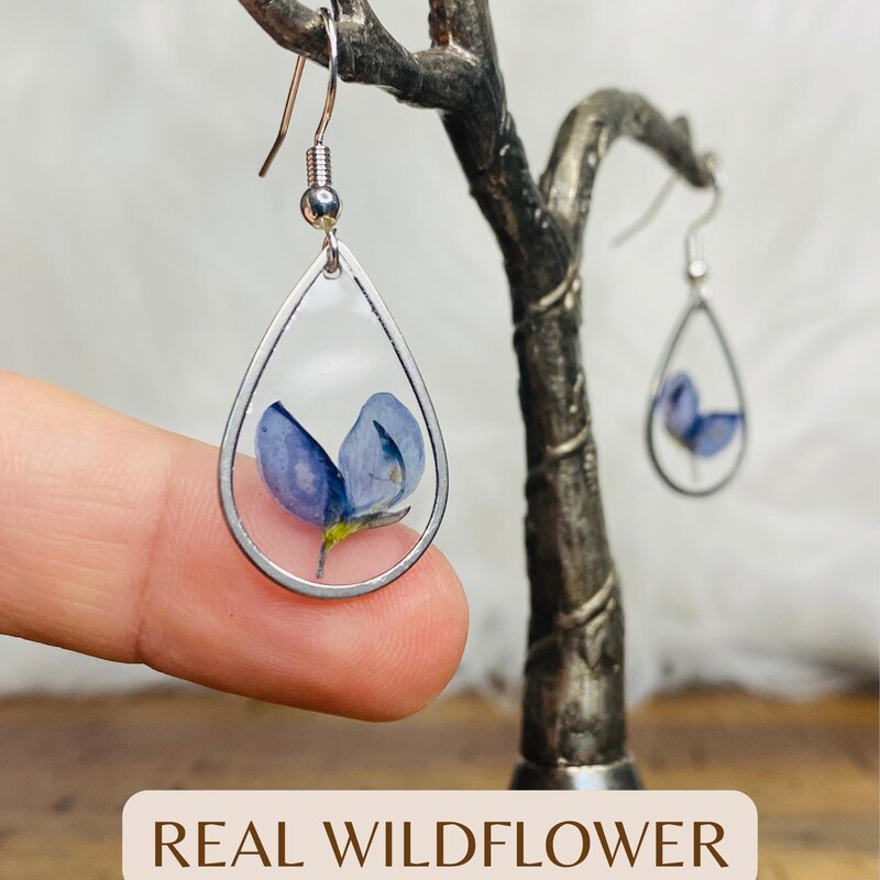 Bluebonnet Earrings - Etsy