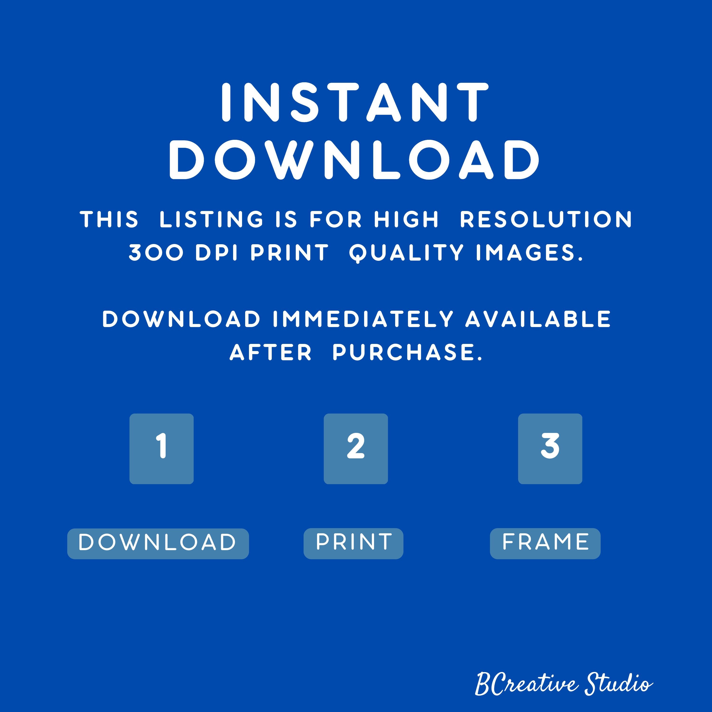 Spiritual Poster, Trust God, Wall Art Digital Download. Modern Wall Art ...