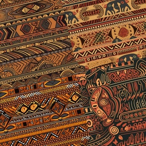African Art Digital Paper Bundle With 22 Seamless Patterns, High ...