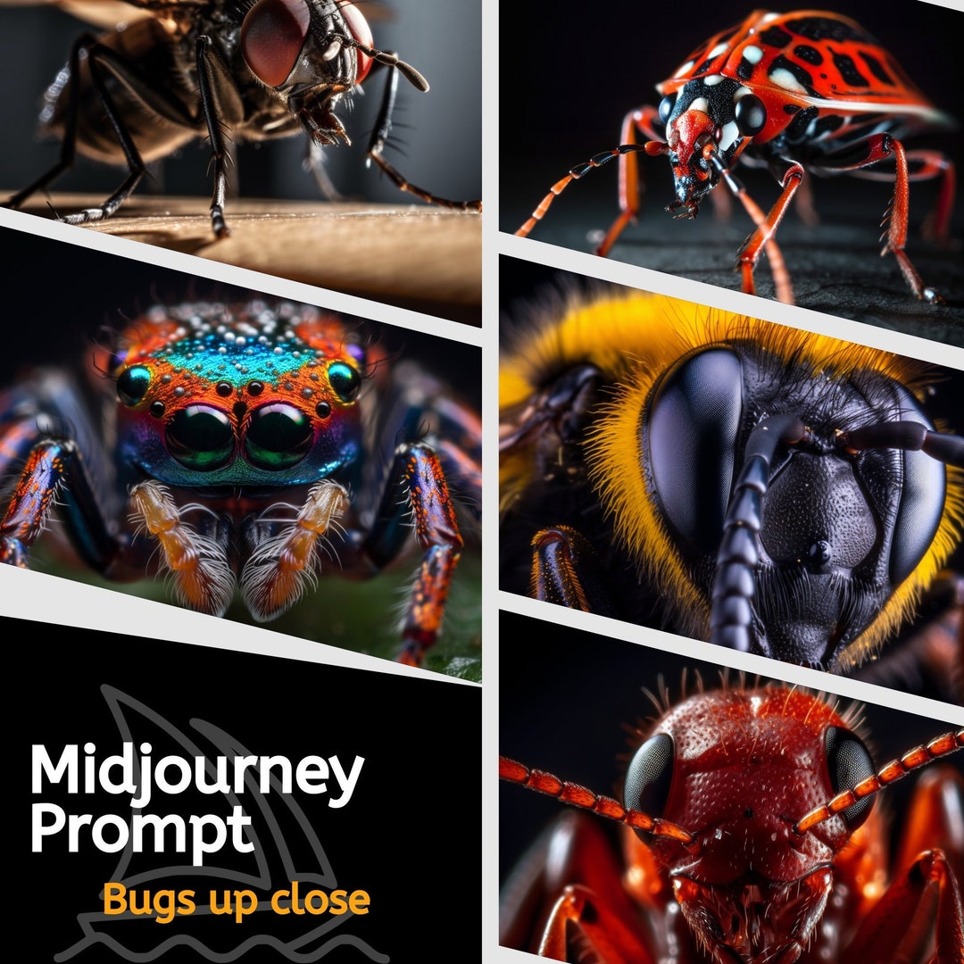 Photo Realistic Close Ups of Insects, Professional Digital Ai ...