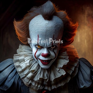 Nightmare Clown, the Terrifying Presence of Pennywise, IT, AI Generated ...