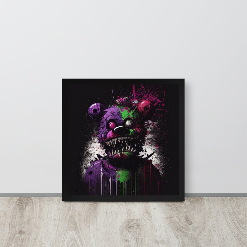 Five Nights at Freddie's Terror Splatter Paint Style, FNAF, AI ...