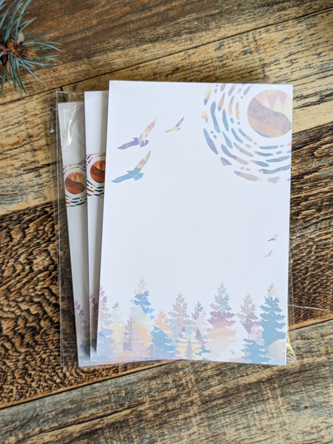 Nature Inspired Notepad L Boho Notepad - Etsy