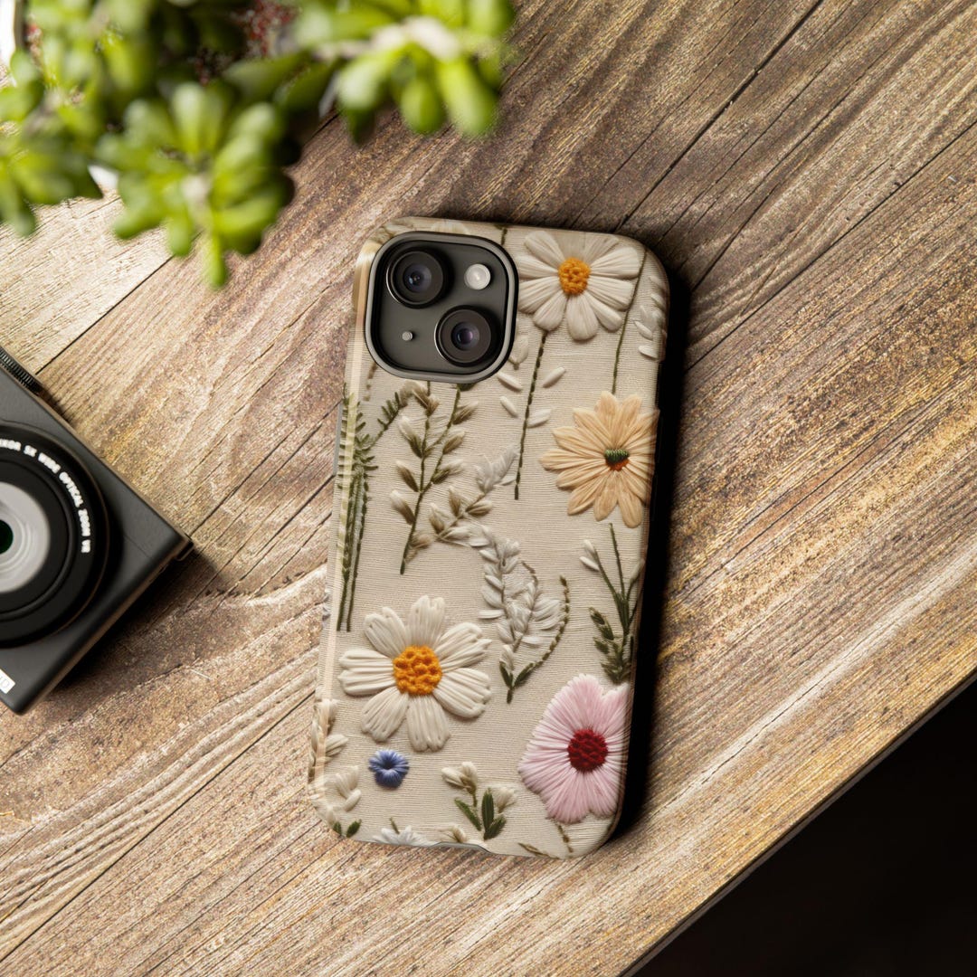 Wildflowers Phone Case, Pretty Watercolors Floral Phone Case, Floral ...