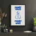 Money Bag Office Decorer Poster, Room Sets Print Decorating Wall Arts ...