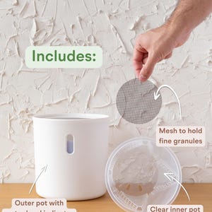 LECA Pots Self Watering Planter for Houseplants 5.5 Inch 3-pack ...