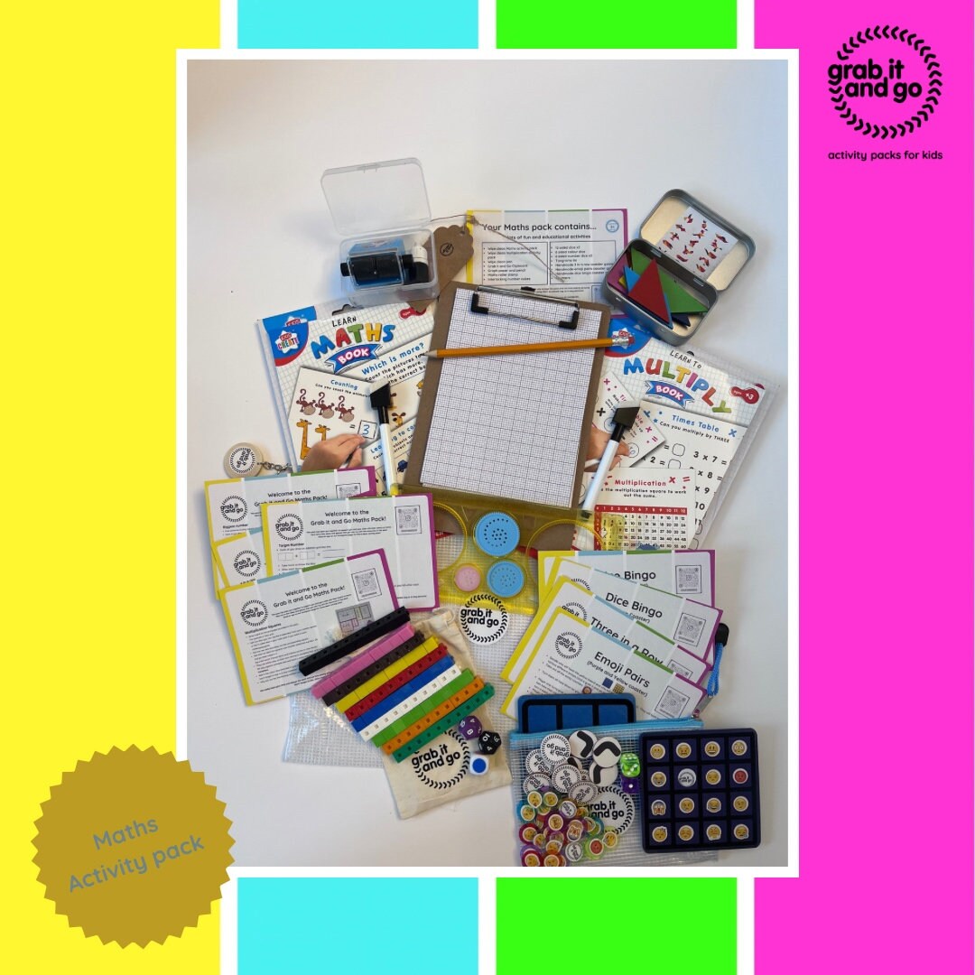 Maths Activity Pack - Filled With Over 20 Different Items and ...