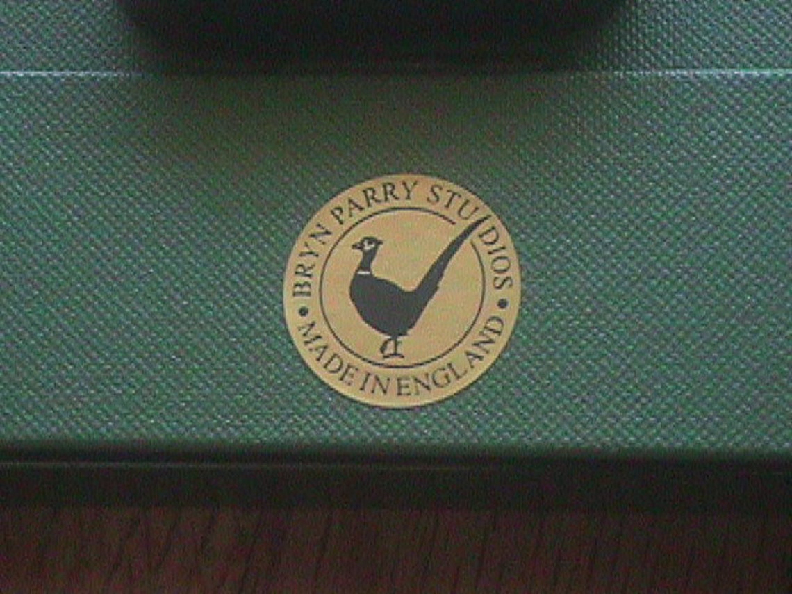 Bryn Parry Desk Top "golfers" Clock- Made in England 1995 - Signed Bryn ...