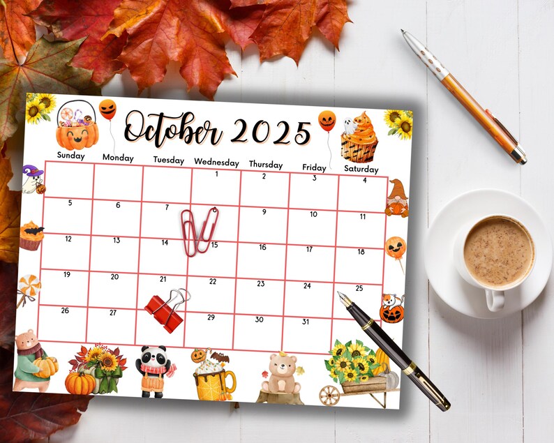 Editable Fillable Monthly Calendar 2025 Bundle From January to December ...
