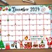 Editable Fillable December 2024 Calendar for Merry Christmas With ...