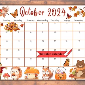 Editable Fillable July 2024 Calendar for Happy Summer, Printable ...